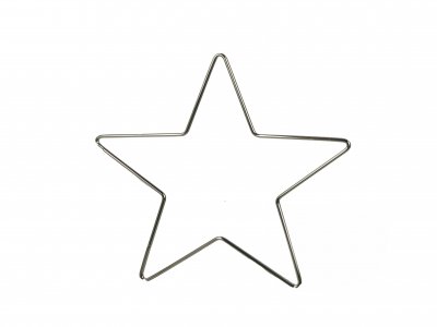Metall-Stern 30cm silber · 2279-84