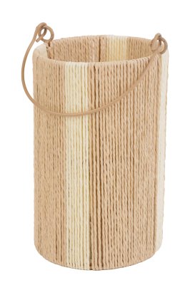 Paperrope-Windlicht Leona D14xH22cm (Glas:10x10cm) · 275529023200