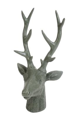 Poly-Hirschbüste Stan - 12x8x21cm · 276105021911