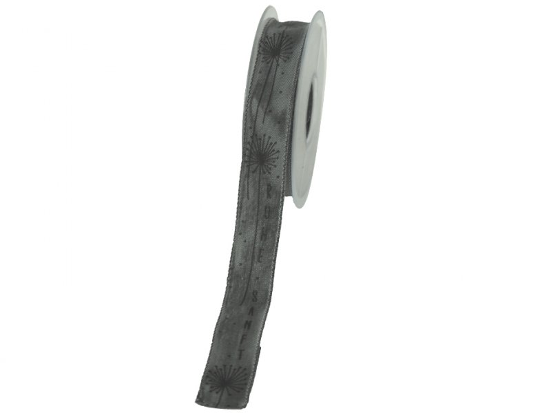 Band Ruhe Sanft 25mm anthrazit · 127425228