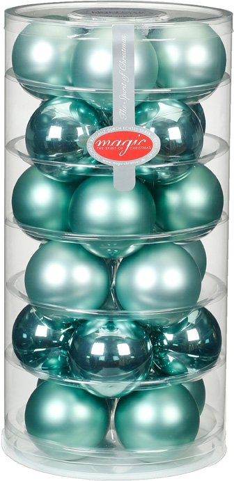 Glaskugel 6cm Winter-Jade-Mix · 15247D103