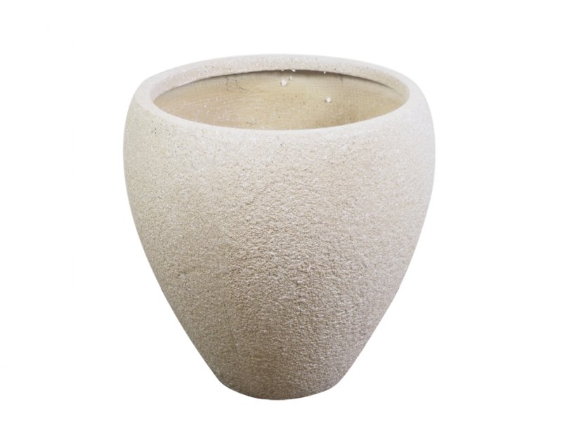 Polystone-Pot 42x42cm Sandstone · 2008-4-2