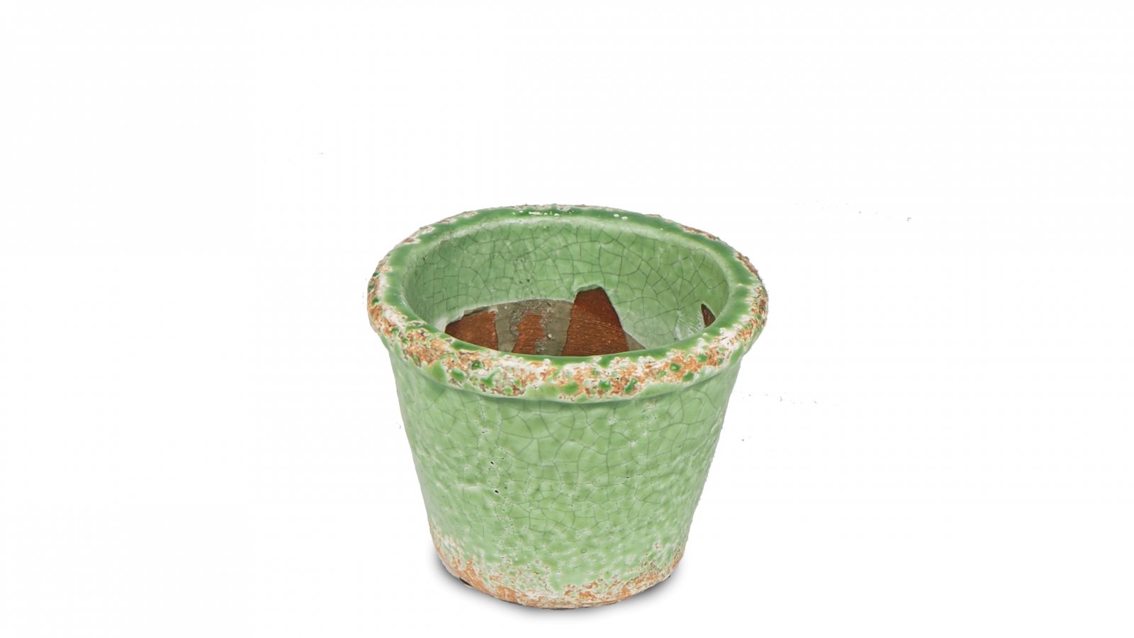 Keramik-Pot Kreta D13xH10cm · 2240-6