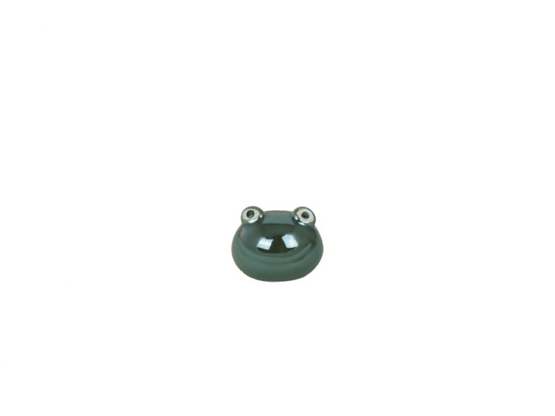 Keramik-Frosch Pete 6,5cm grün · 2327-52