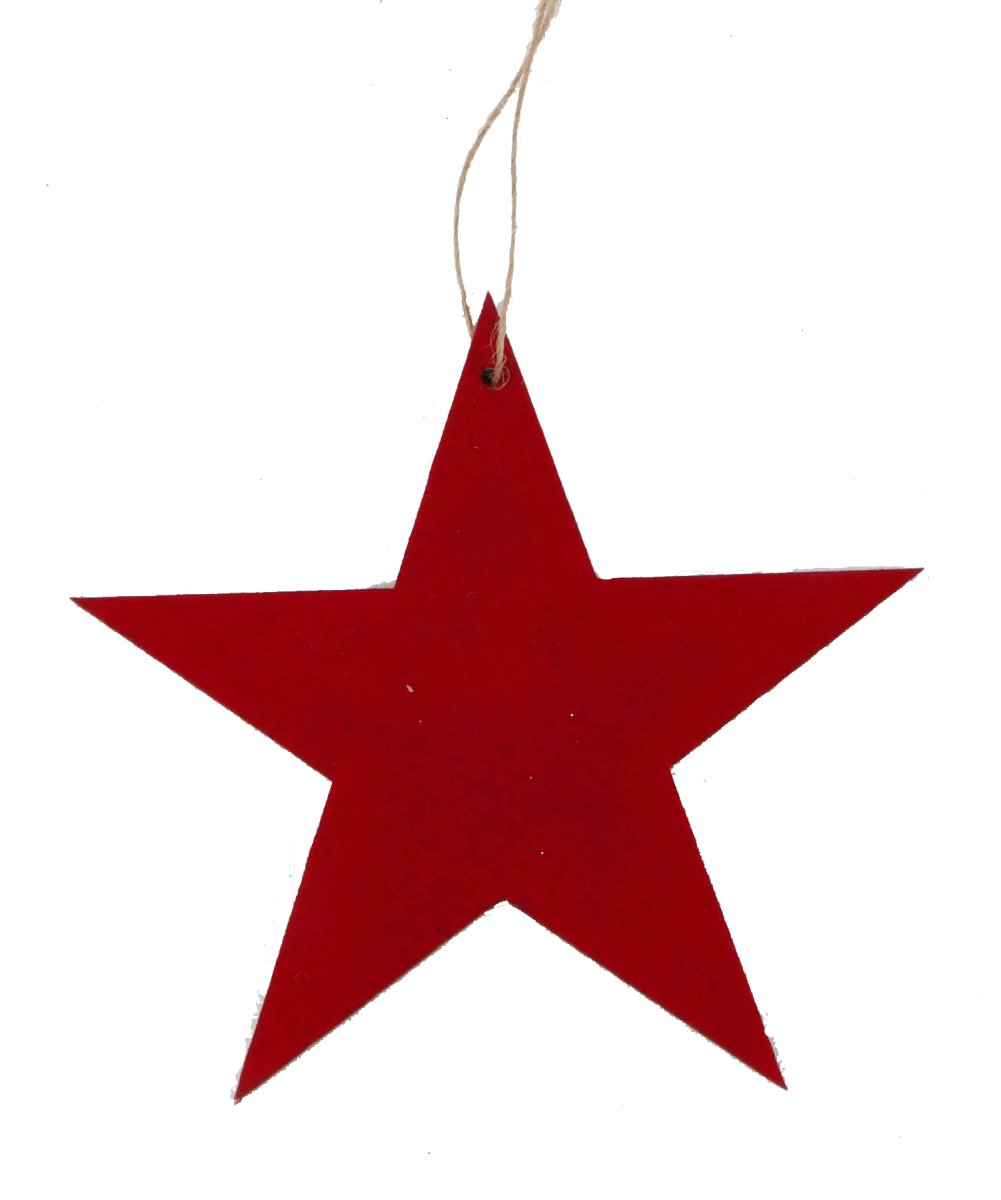 Samt-Stern 28cm rot · 613568-26