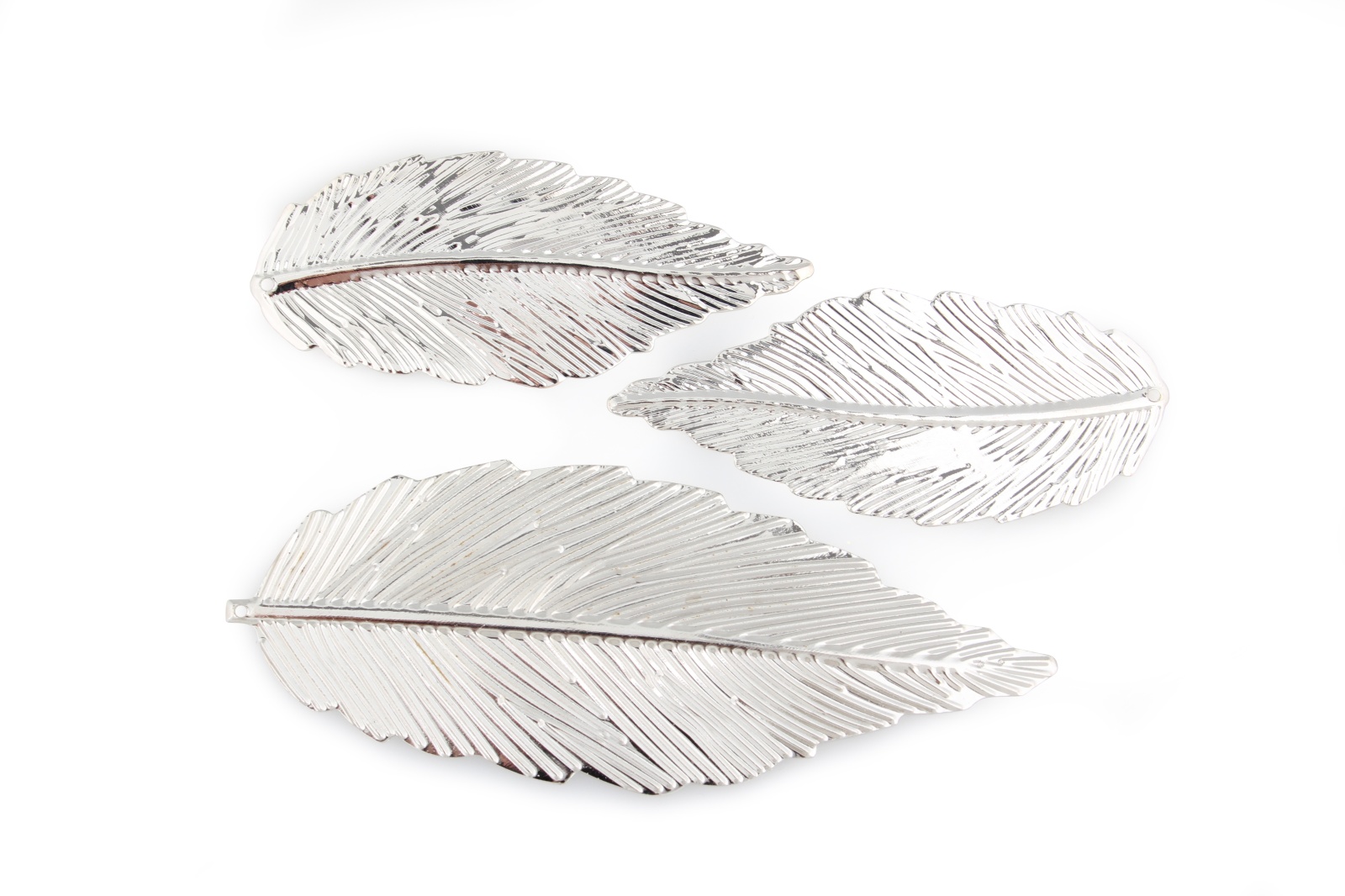 Metall-Feder 2 fach 24/16 silber · 6424105